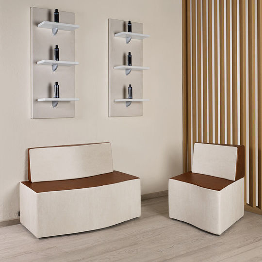 Modular upholstered bench - LOUNGE - Salon Ambience - contemporary ...