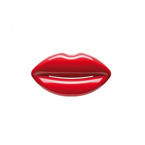 Wall-mounted shower head - LIPS CASCADE - RED - Nikles - oval