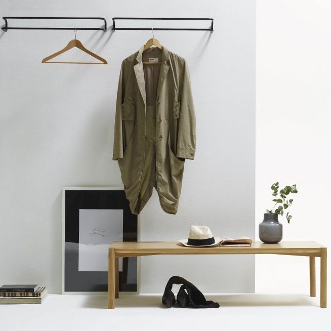 Contemporary bench - PANCHINA - ex.t - walnut / natural oak / without ...