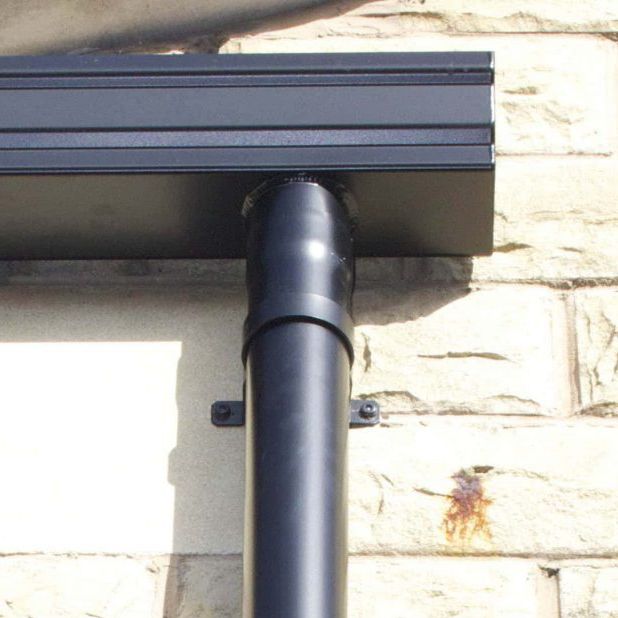 Aluminum down pipe - SL SERIES - Rain Guard