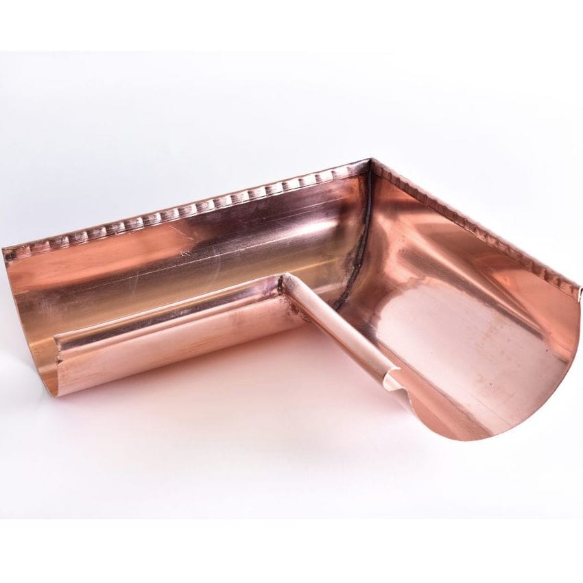 Copper roof gutter - RUNNING OUTLET / EXTERNAL / INTERNAL - Rain Guard ...