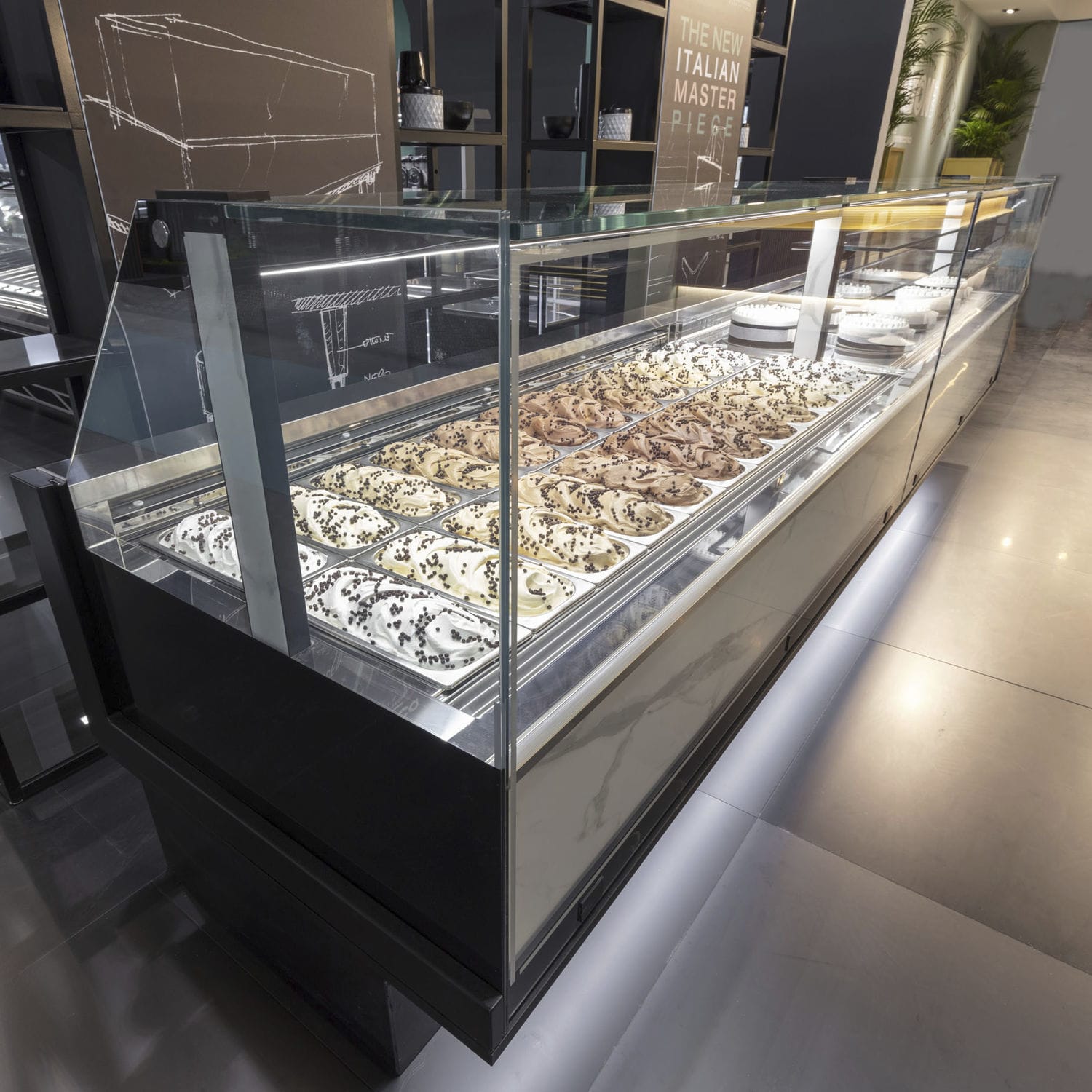 Counter refrigerated display case - EVOLUTION P100 - Frigomeccanica ...