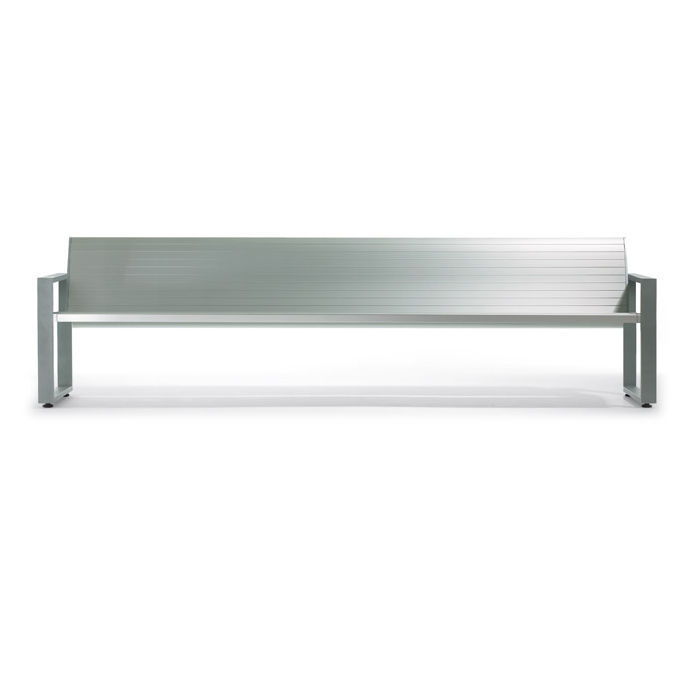 Contemporary public bench - RAIL SYSTEM - Forma 5 - metal / with ...
