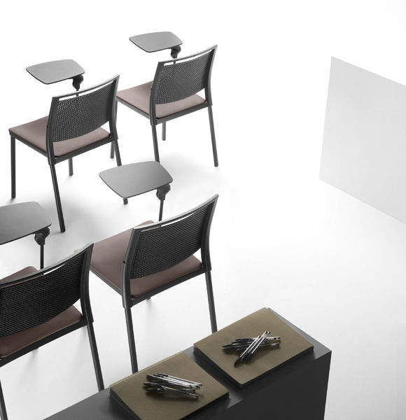 Contemporary chair - KOOL - Forma 5 - indoor / polypropylene / metal base