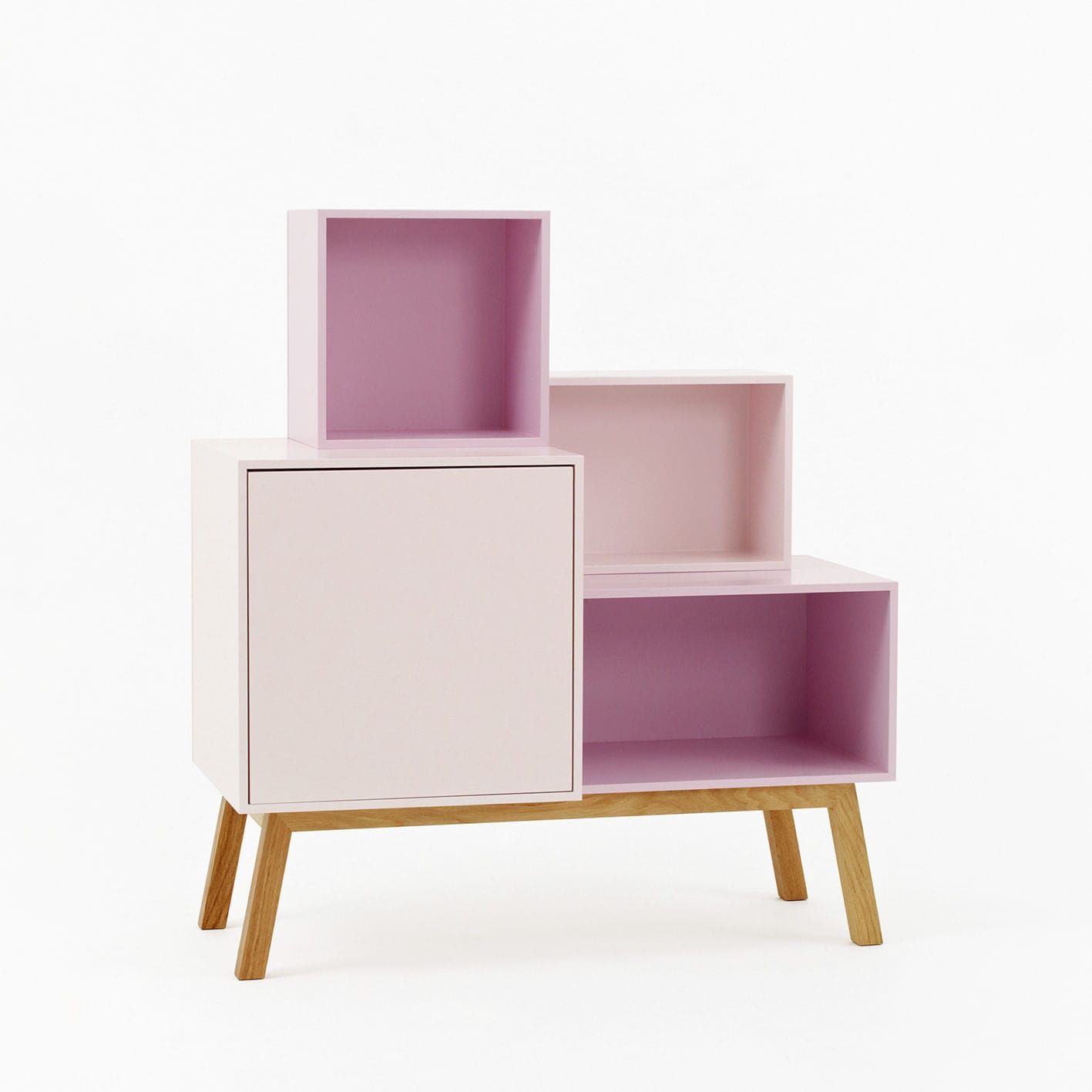 Contemporary sideboard - Cubit - lacquered wood / lacquered MDF / with ...