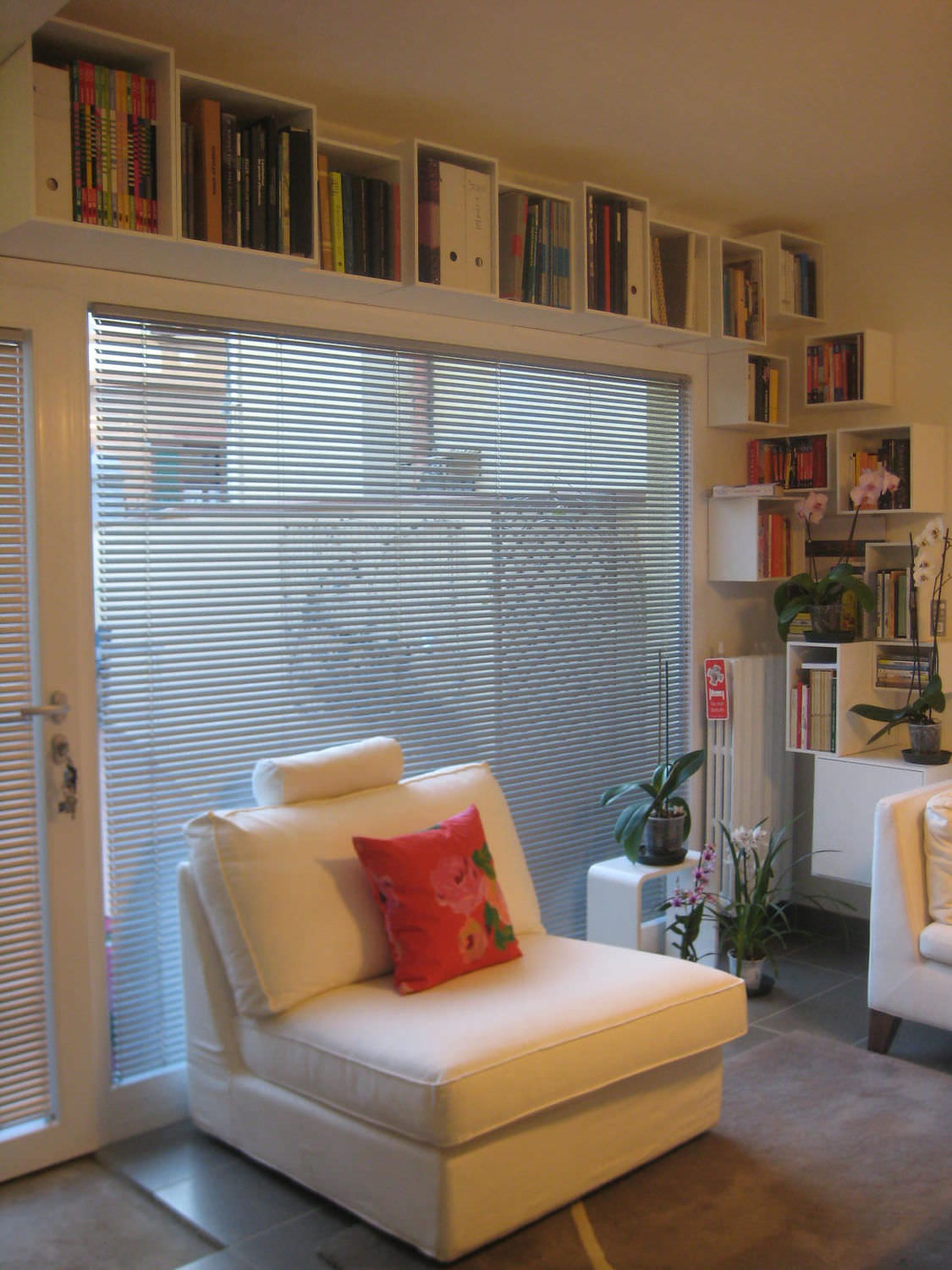 Modular shelf - 01/04 - Cubit - contemporary / MDF / white