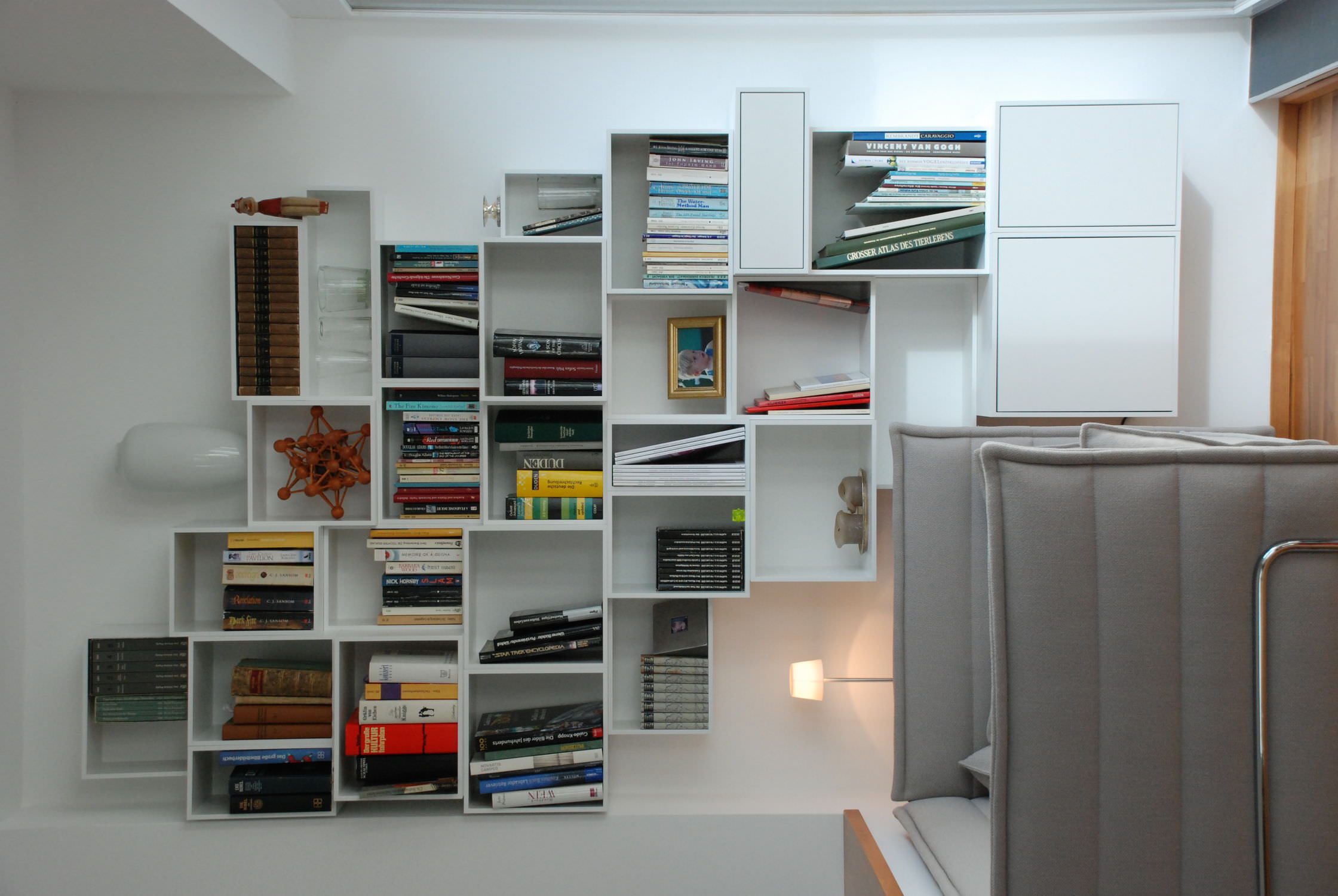 Modular shelf - 04/06 - Cubit - contemporary / MDF / white