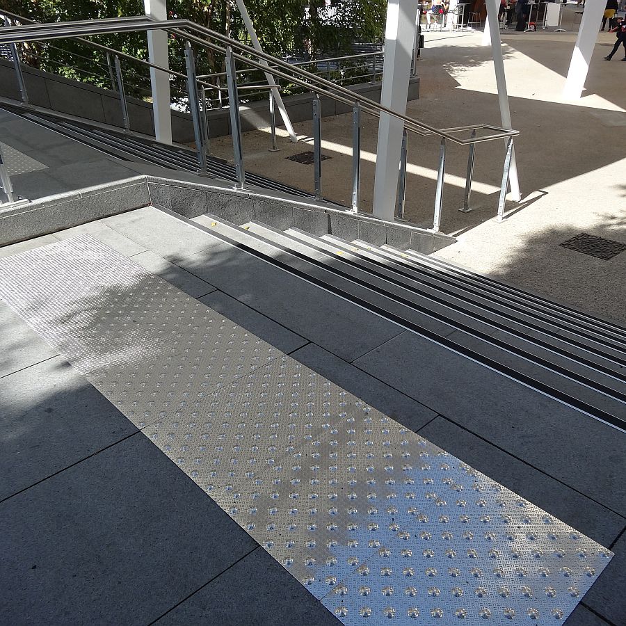 Aluminum tactile tile - DP4A - Proople