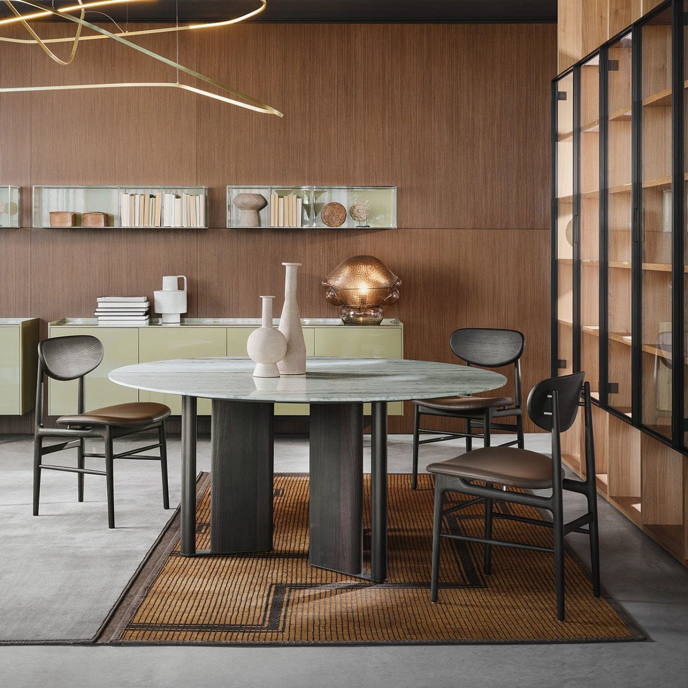 Contemporary table - IN-BETWEEN - LEMA Home - oak / porcelain stoneware ...