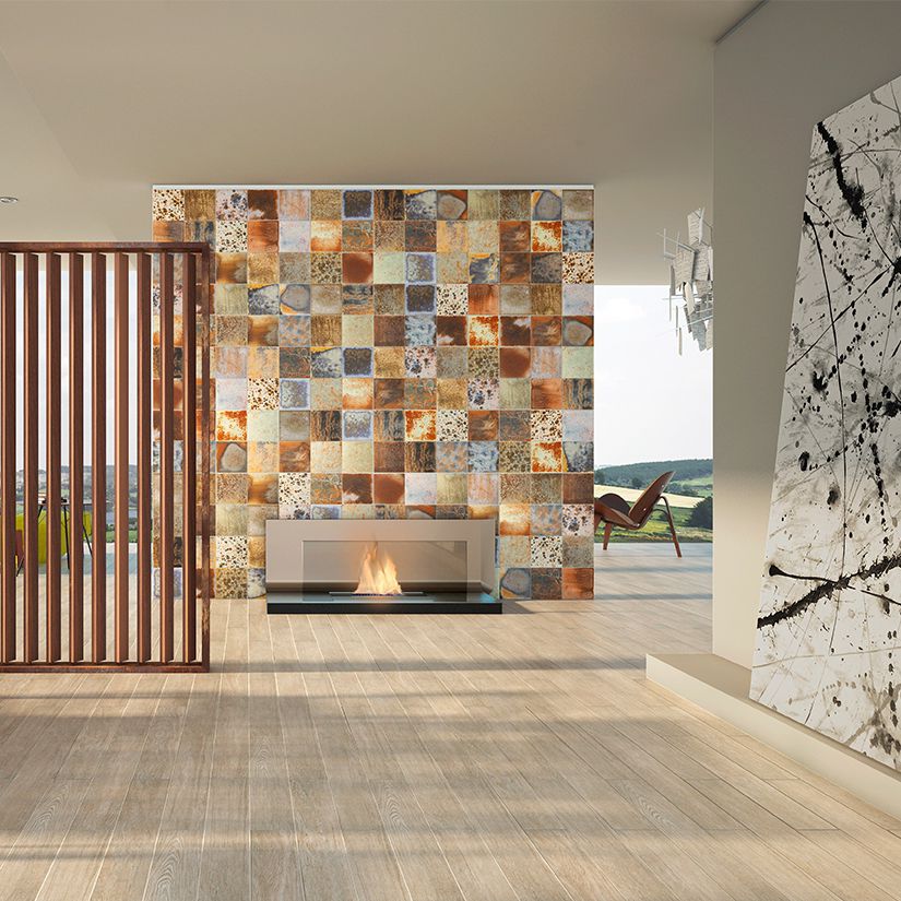 Porcelain stoneware tile - TRUE - Recer - high-gloss / indoor / bathroom