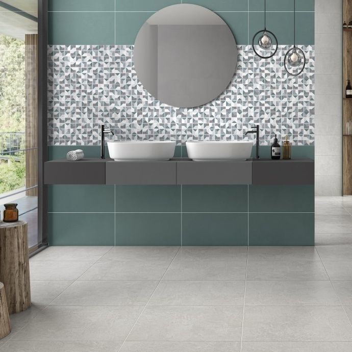 Porcelain tile - SWING - Recer - high-gloss / matte / indoor
