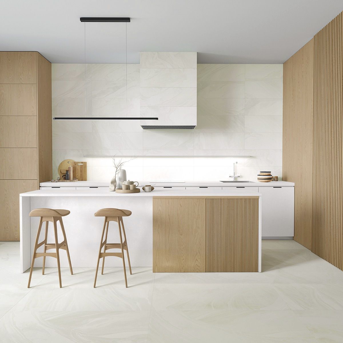 Sandstone tile - DUNE - Recer - stone / indoor / living room