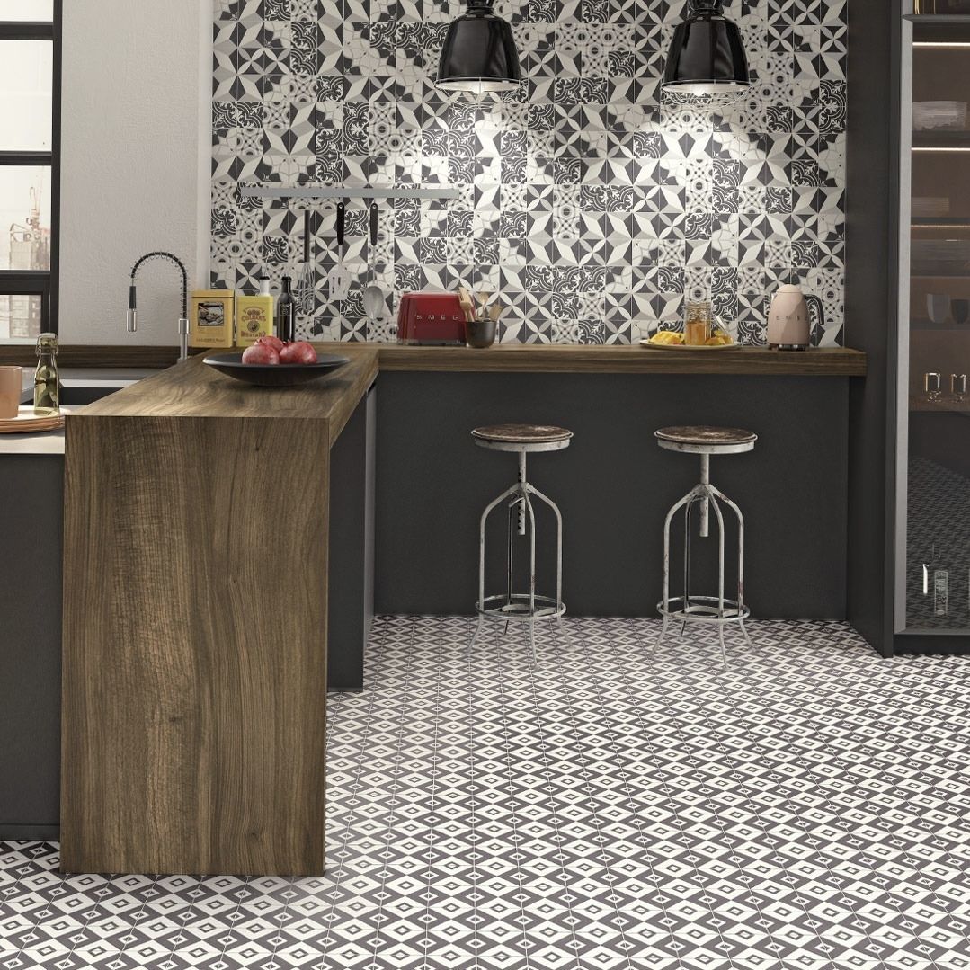 Porcelain mosaic tile - TWENTIES - Recer - high-gloss / indoor / kitchen