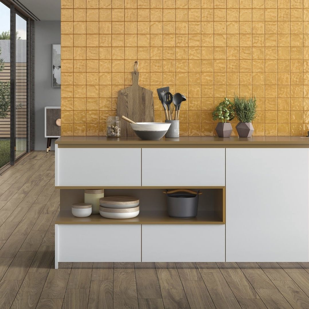 Ceramic mosaic tile - RITMO - Recer - high-gloss / indoor / living room