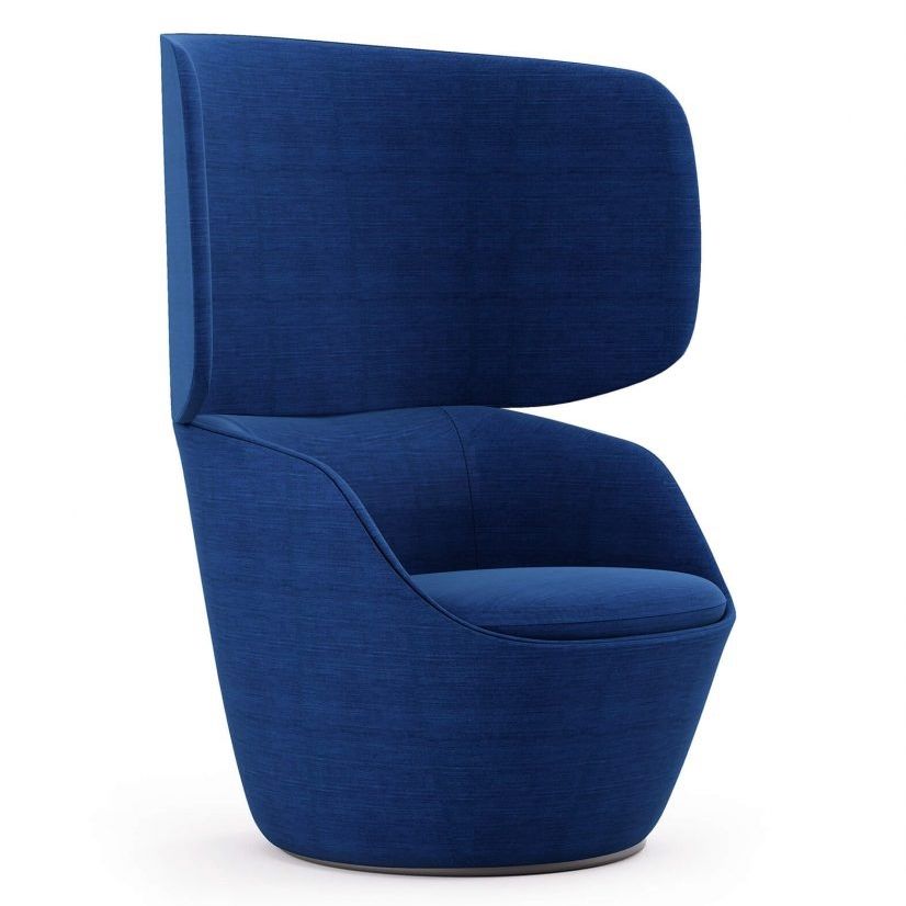 Contemporary armchair - RADAR - Frezza - fabric / leather ...
