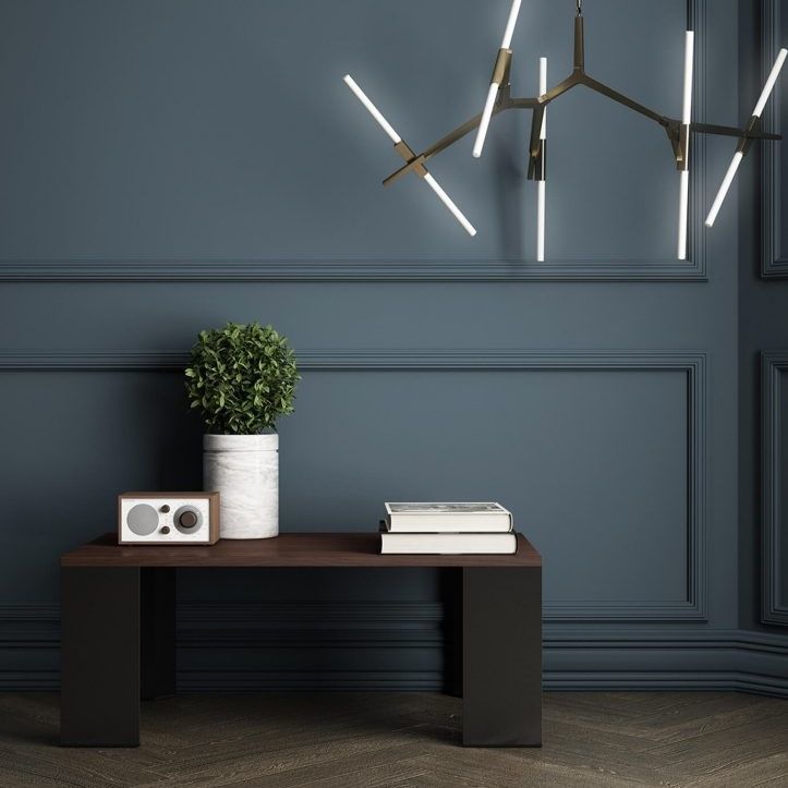 Contemporary coffee table - ONO - Frezza - wooden / metal base / square