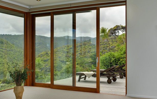 Lift-and-slide patio door - S.15 - Panda Windows & Doors - wooden ...