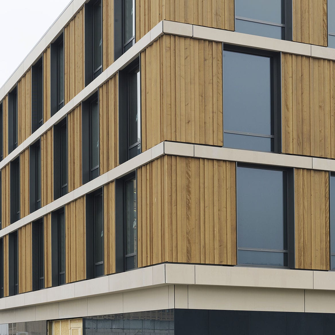 Panel cladding - formparts - Rieder Facades GmbH - strip / cement-glass ...