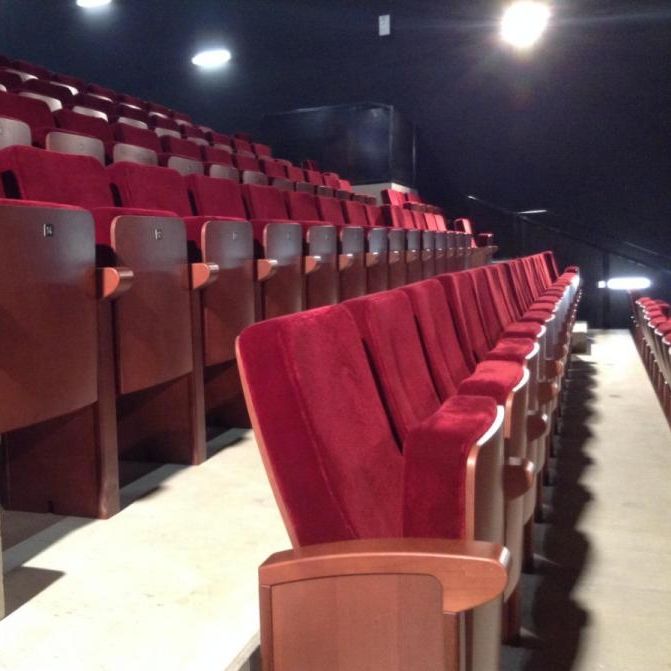 Contemporary auditorium seating - ONE - MASTER INDUSTRIE - fabric ...
