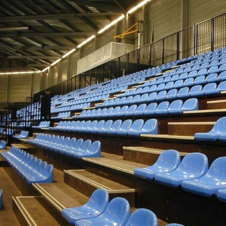 Telescopic stadium seating - SPORTS - MASTER INDUSTRIE - retractable ...