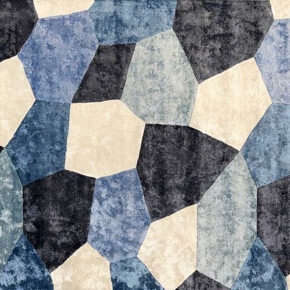 Contemporary rug - CAMOUFLAGE - Cappellini - geometric pattern ...