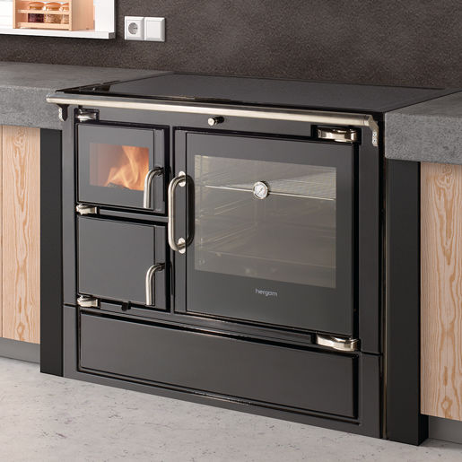Wood range cooker - ECLECSYS - HERGÓM - 3 burner / 1 oven / class A