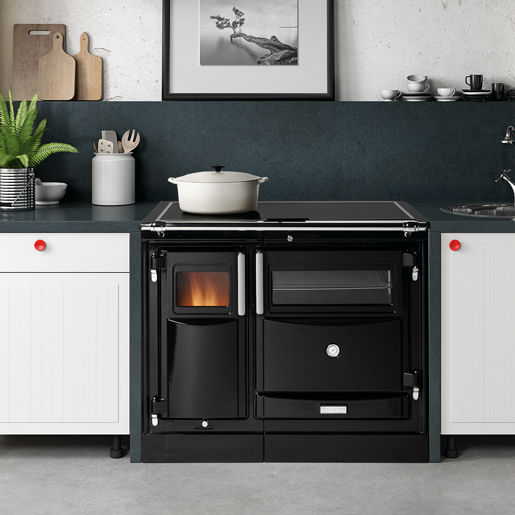 Wood range cooker - PAS - HERGÓM - 2 burner / 1 oven / class A