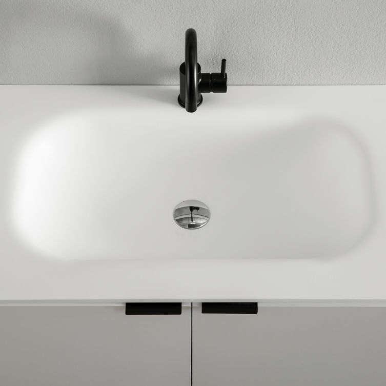 Built-in washbasin - DANA SMALL - Naxani - acrylic / Solid Surface ...