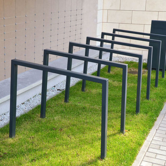 Floor-mounted bike rack - BOSTON - Komserwis Sp. z o.o. - stainless ...