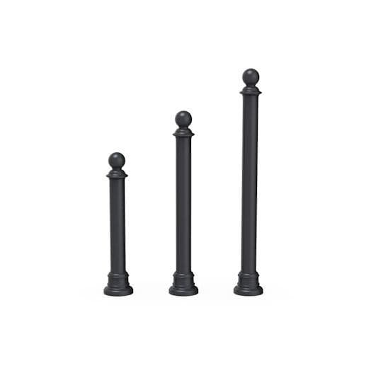 Security bollard - AGORA - Komserwis Sp. z o.o. - painted steel ...