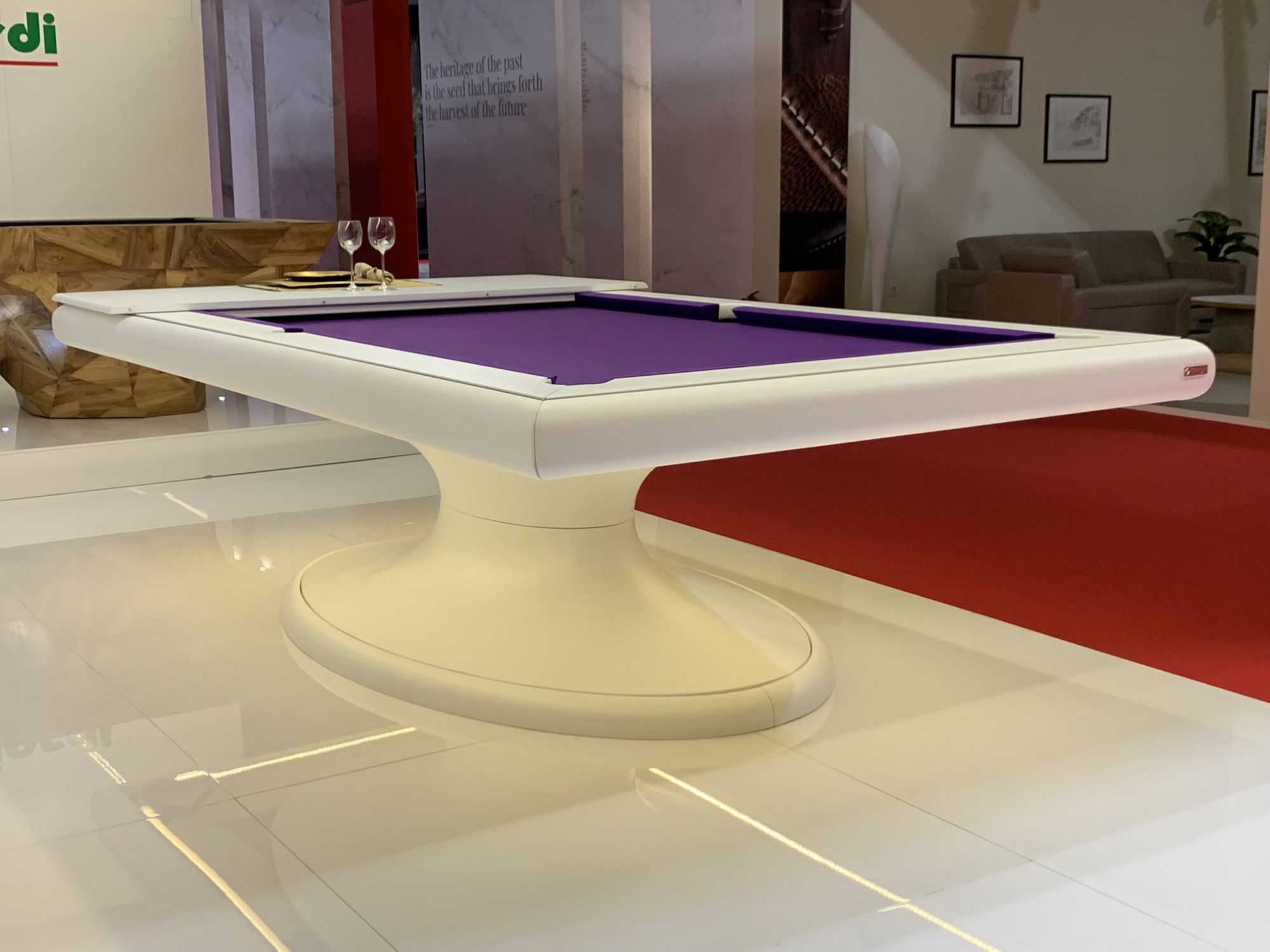Contemporary pool table - GRAAL - MBM Biliardi - home / commercial / wooden