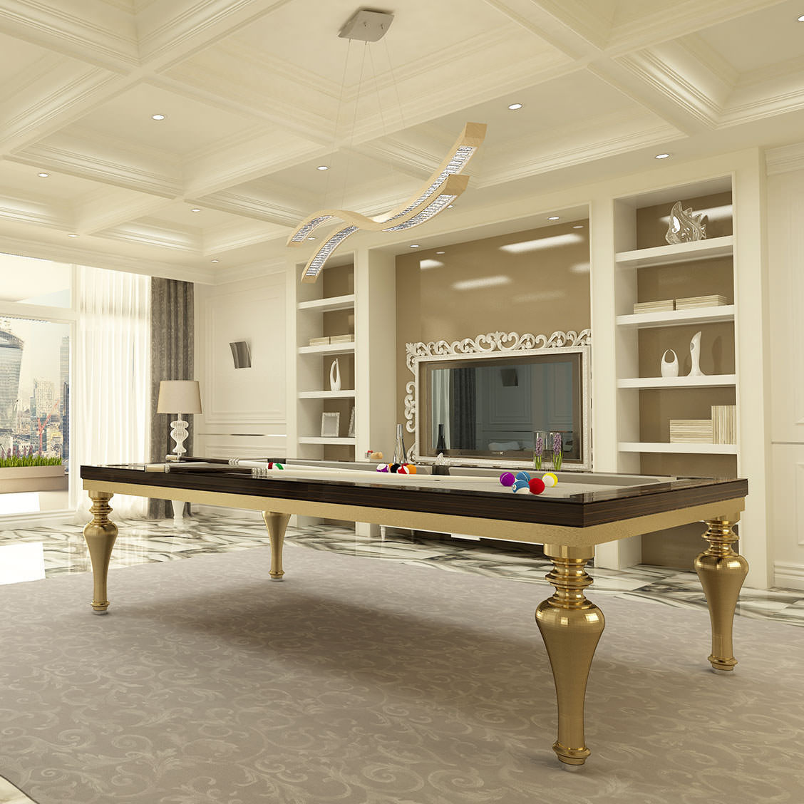 Traditional pool table - Vienna - MBM Biliardi - home / commercial ...