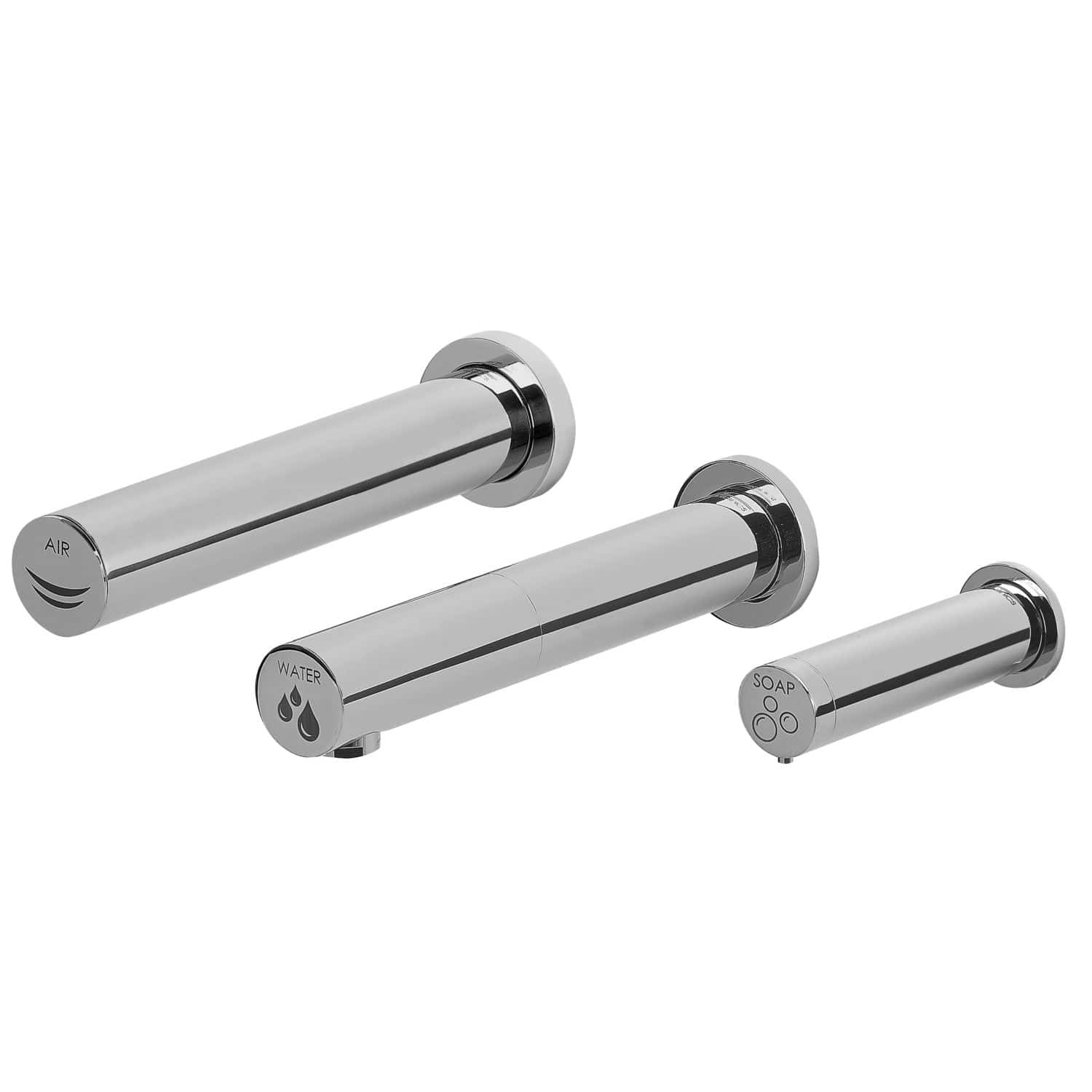 Washbasin hand dryer tap - UCM093A - Mediclinics, s.a. - wall-mounted ...