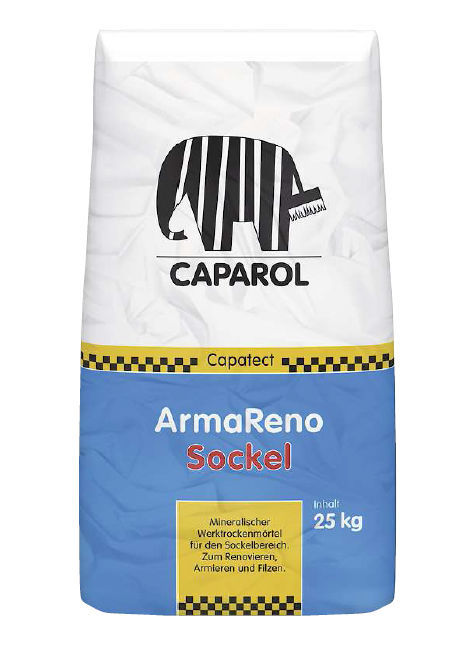 Protective mortar - CAPATECT-ARMARENO SOCKEL - Caparol - for concrete / mineral / cement
