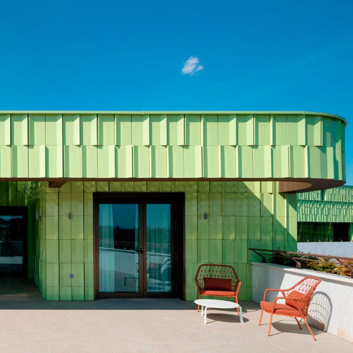 Ventilated facade cladding - FFT 1/60 - Tempio - panel / ceramic / vertical