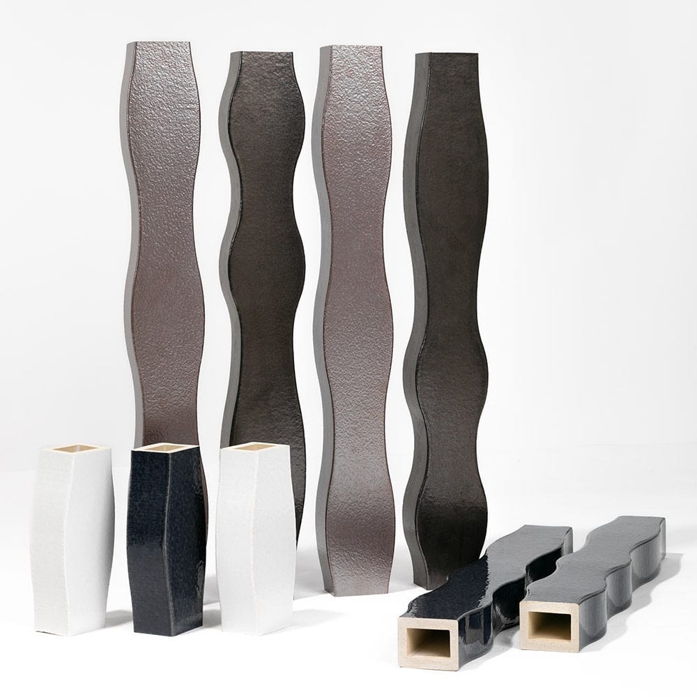 Ceramic decorative profile - Tempio - for partition wall / with ...