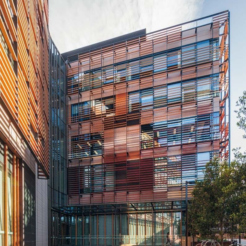 Ceramic solar shading - B-250X60 - Tempio - for facade / window / vertical