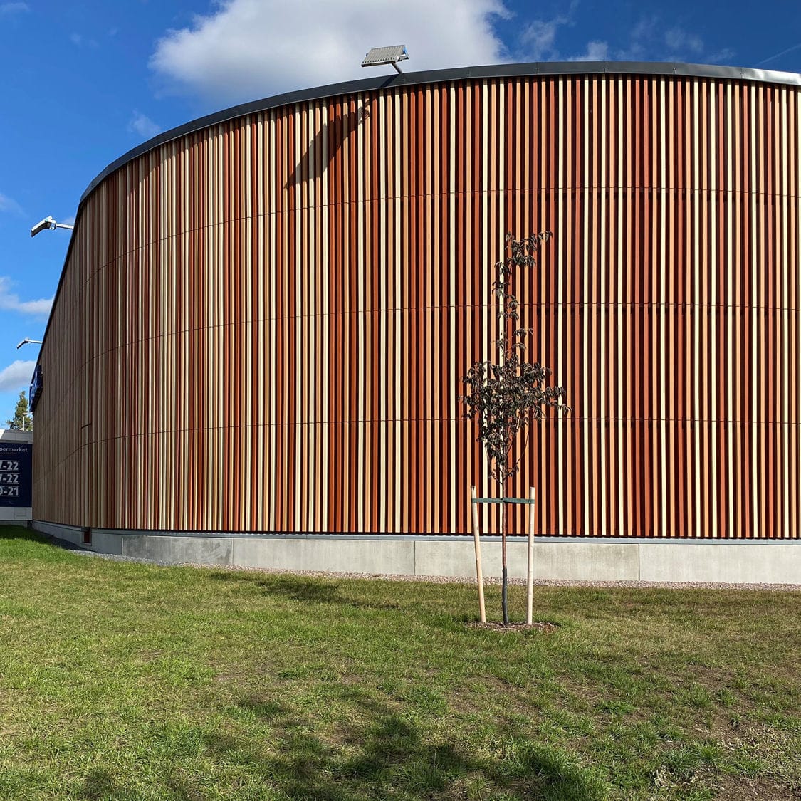 Ceramic solar shading - B-5X13 - Tempio - for facade / window / vertical