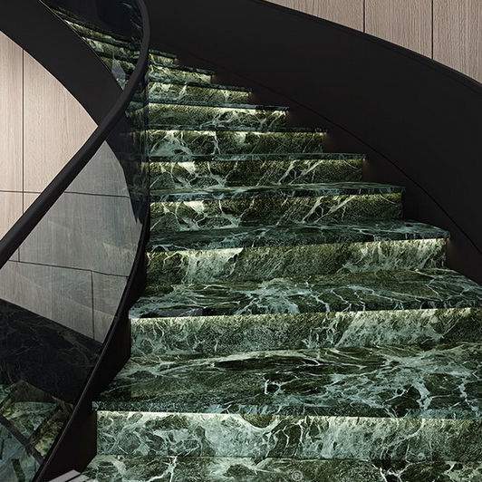 Porcelain stoneware stone slab - MEGASLIM™ - EVERSTONE - for kitchen ...