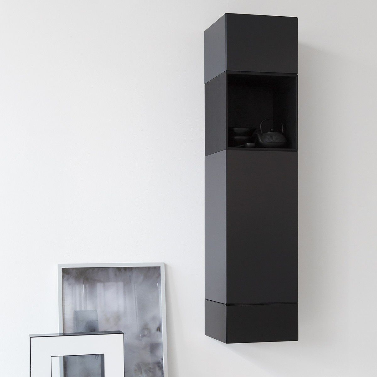 Wall-mounted shelf - VISION AND BOXES - pastoe - contemporary / MDF