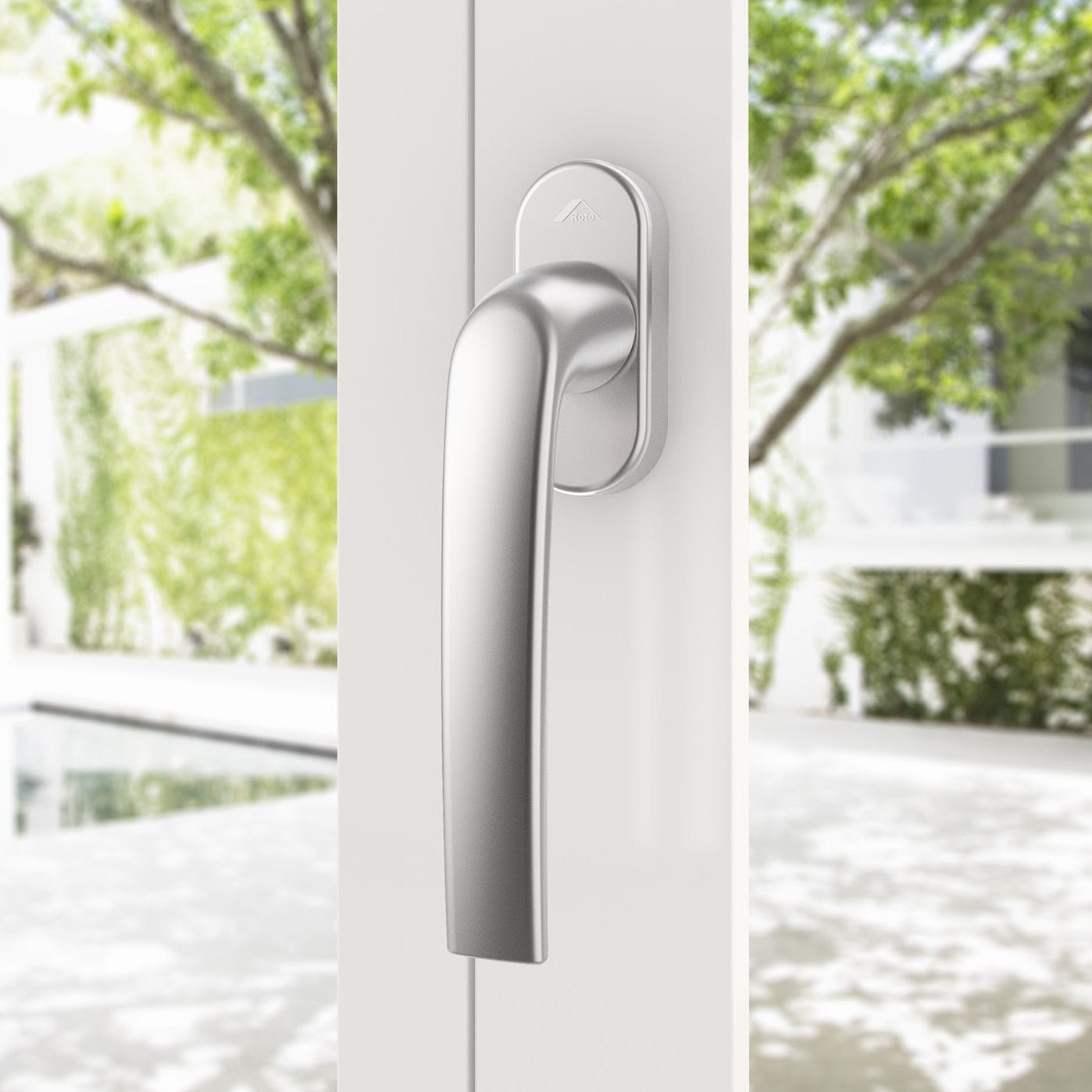 Tilt-and-turn window handle - SAMBA - Frank Roto DST GmbH - aluminum ...