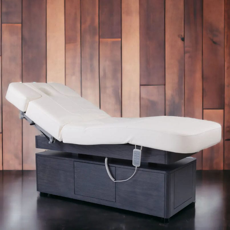 Electric massage table - FIRST CLASS - Iso Benessere® - wooden / with ...