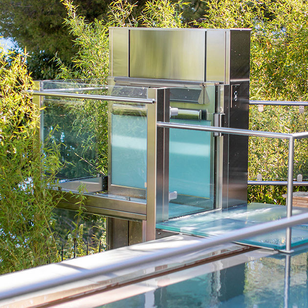 Handicapped lifting platform - DOMOFLEX OPEN - OUTDOOR - LiftingItalia ...