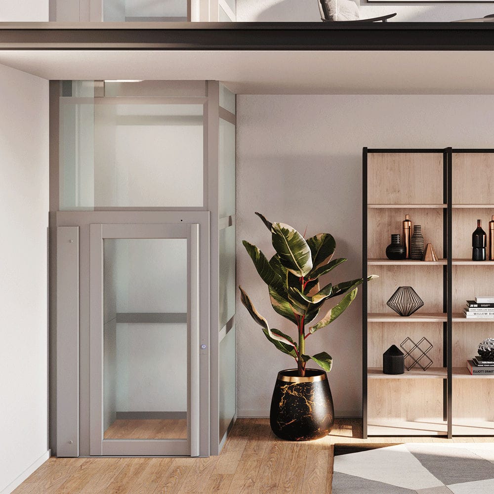 Electric elevator - DOMOFLEX 2 - INDOOR - LiftingItalia - AreaLift ...