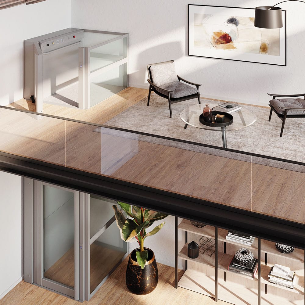 Disabled lifting platform - domoflex open - indoor - LiftingItalia ...