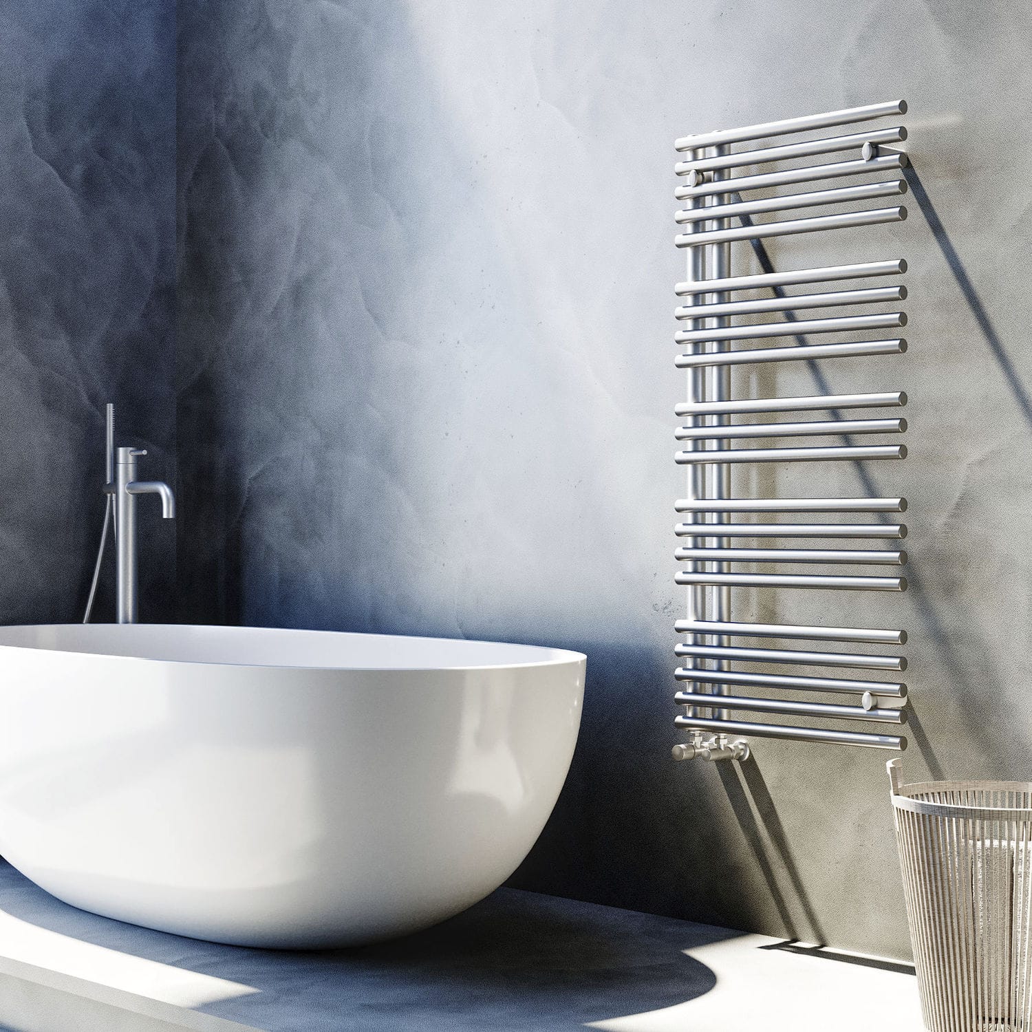 Hot water towel radiator - ASIA - Xo' by Metalform - 0...500 w / 501 w ...