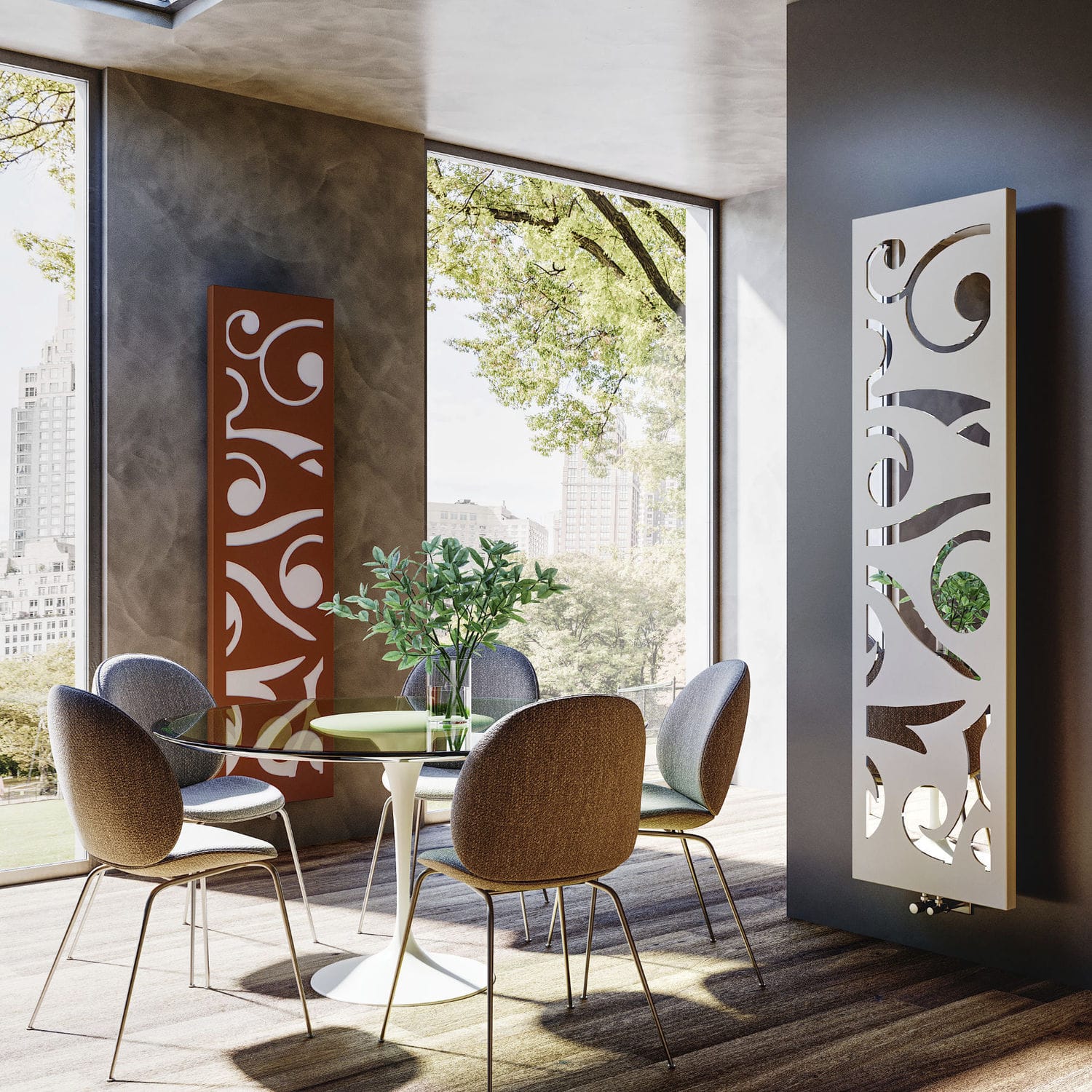 Hot water radiator - TERMO FLOWER - Xo' by Metalform - electric / 751 w ...