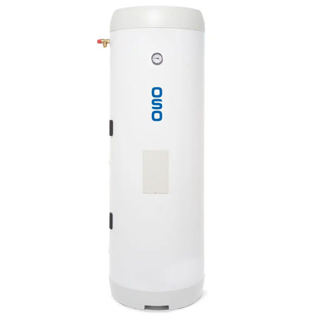 Electric hot water cylinder - DELTA TWINCOIL DTC - OSO Hotwater - floor ...