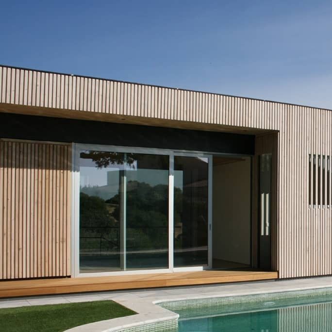 Strip cladding - Grupo GUBIA - pine / plywood / vertical