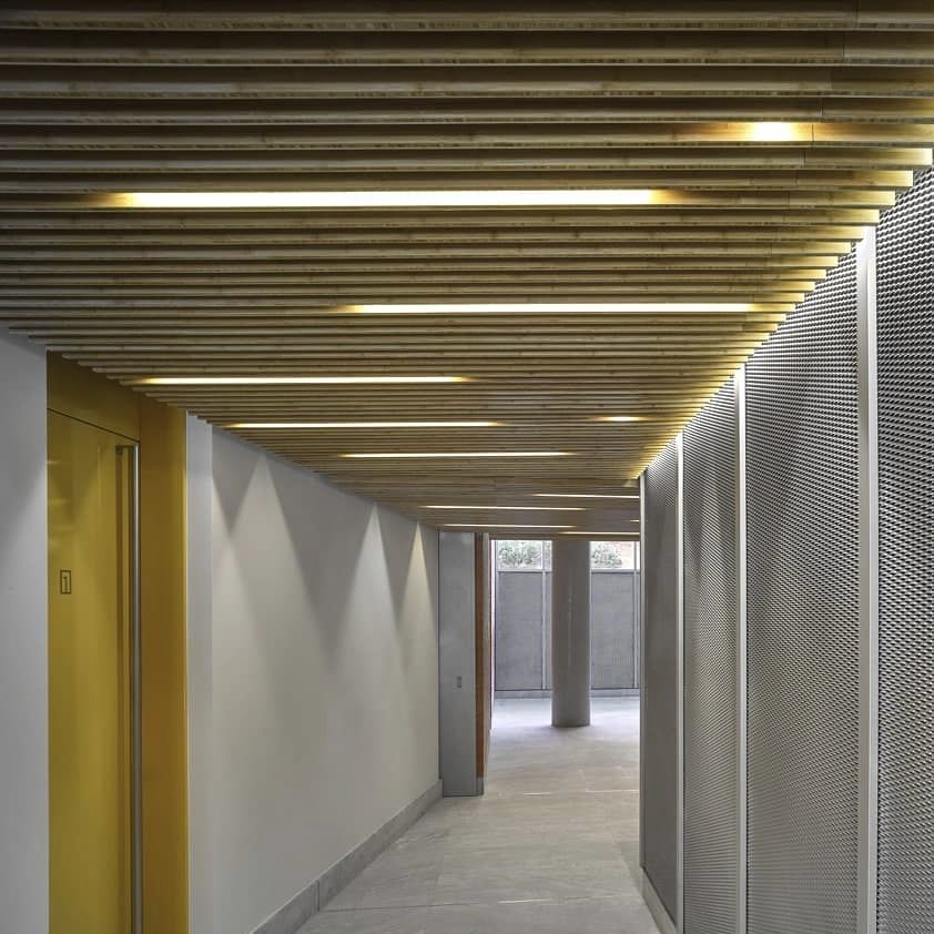 Bamboo suspended ceiling - GUBI-SLATS - Grupo GUBIA - strip / for ...